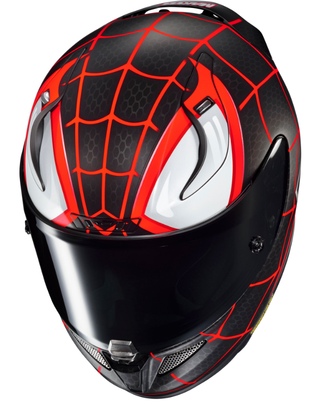 HJC Rpha 11 Miles Morales Marvel Matt Black Motorcycle Crash Helmet New ...