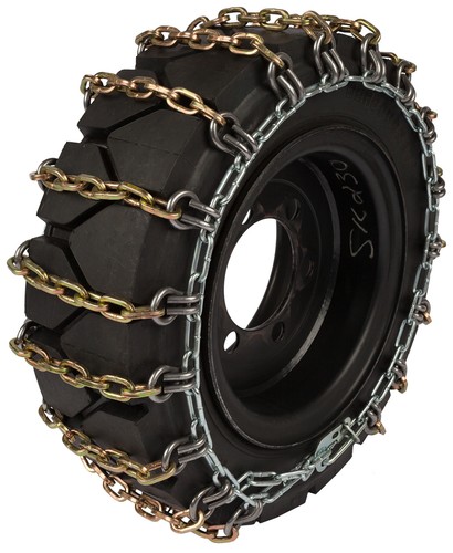 8.15X15 Forklift Tire Chains 8mm Square 2-Link Spacing Hyster Snow ...