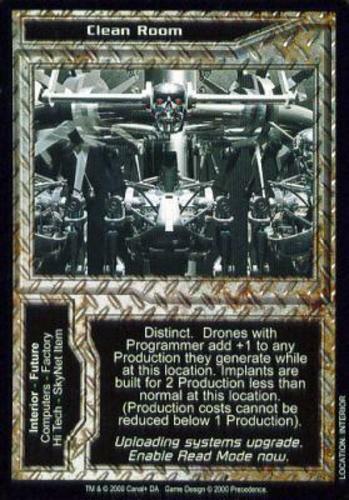 Terminator: Clean Room [Mint/NM] Terminator CCG Aliens Vs Predator ...