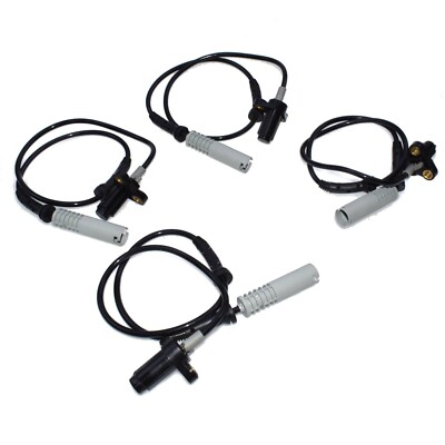 NEW 4Pcs Front ABS Speed Senor Controls set For BMW E39 540i 528i ...
