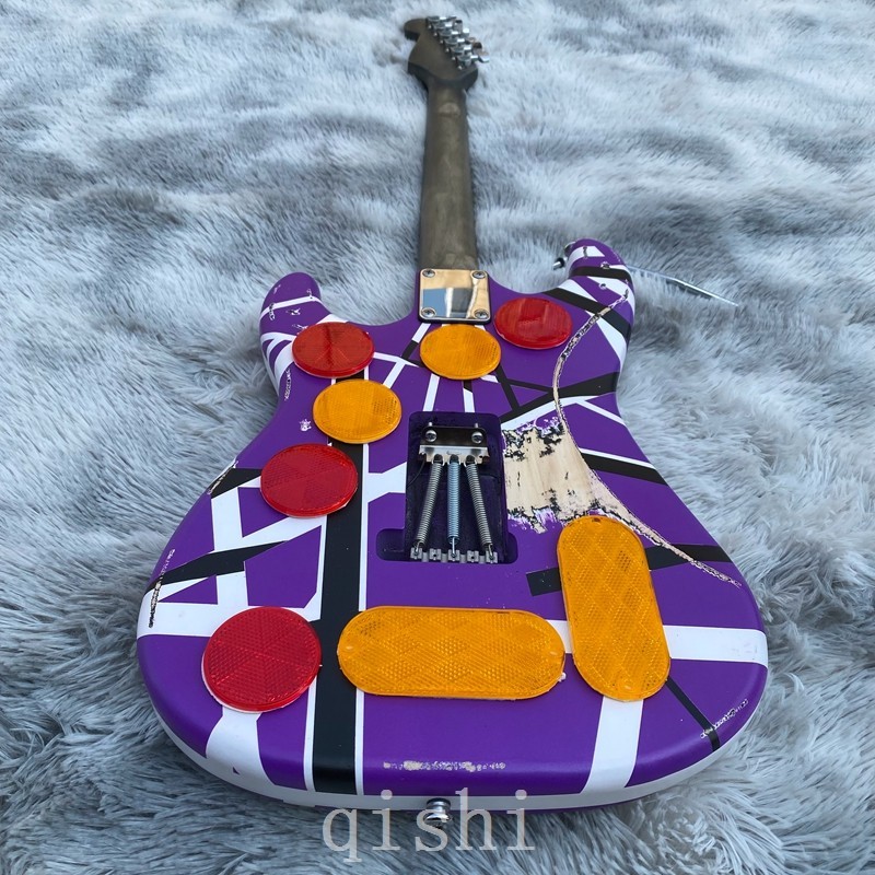 eddie van halen guitar 61071 frankenstein electric guitar heavy relic ...