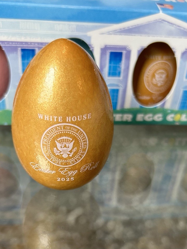 TRUMP 2025 BLUE EASTER EGG PRESIDENT REPUBLICAN GOP MAGA WOOD MELANIA ...