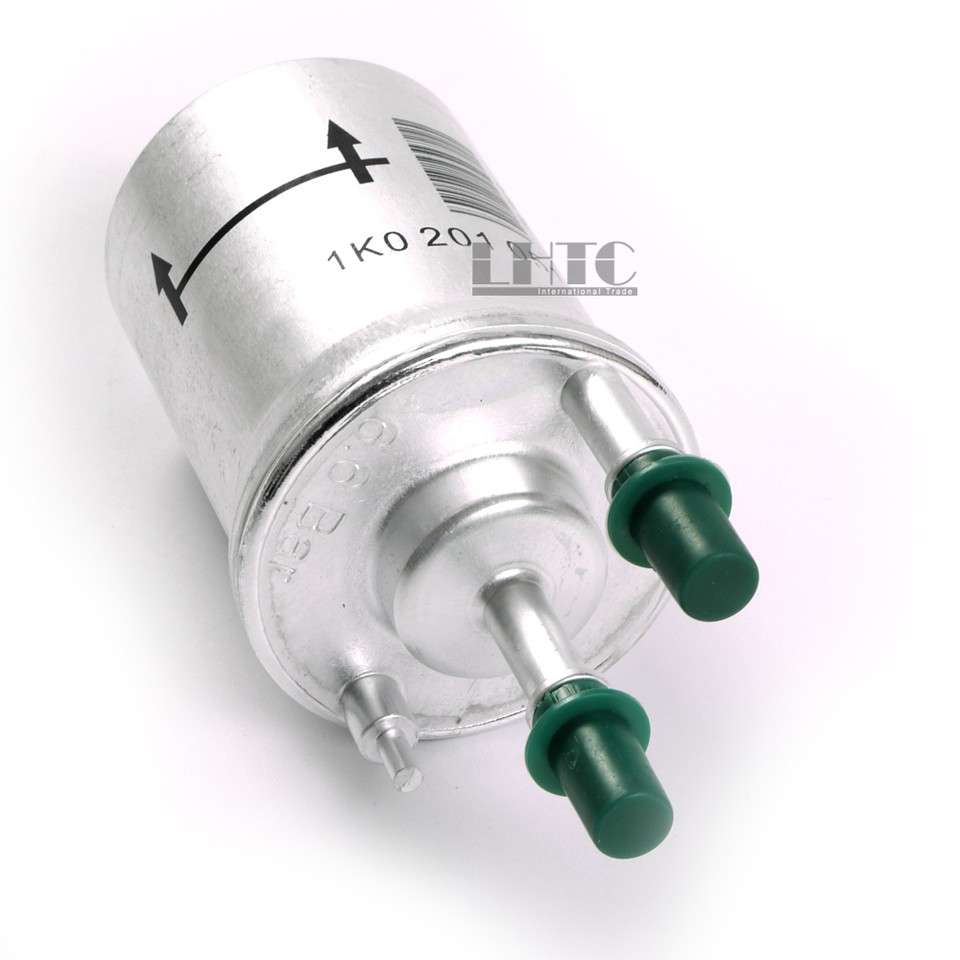 OE 6.6Bar Gasoline Petrol Fuel Filter For VW Golf Jetta GTI Passat Audi ...