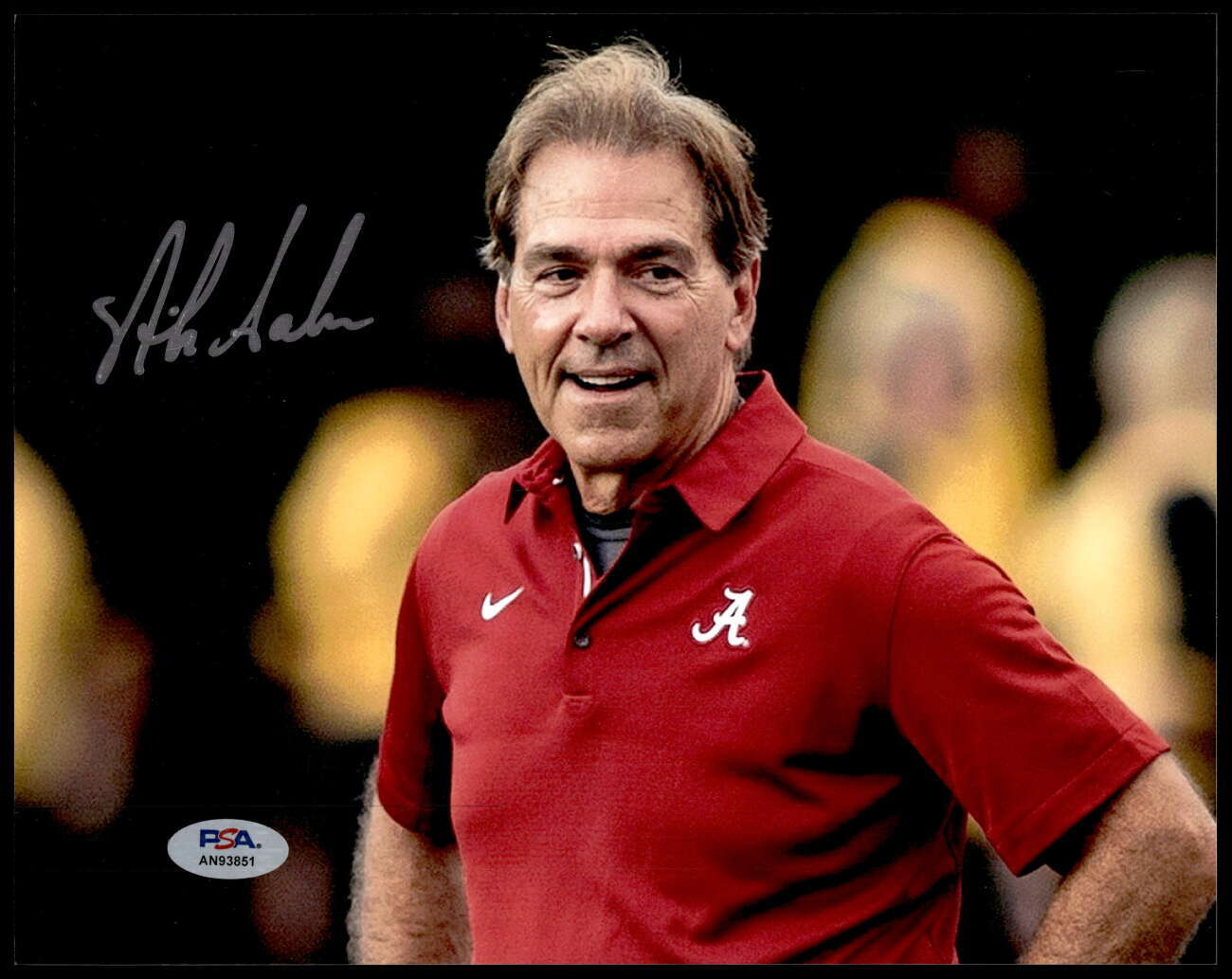 Nick Saban | Autographed Football Memorabilia & NCAA Merchandise