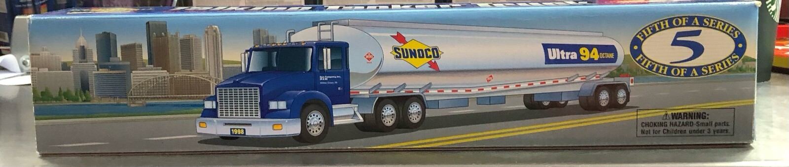 Sunoco Talking Tanker Truck 1998 16" Ultra 94 Octane Vintage 5th of a ...