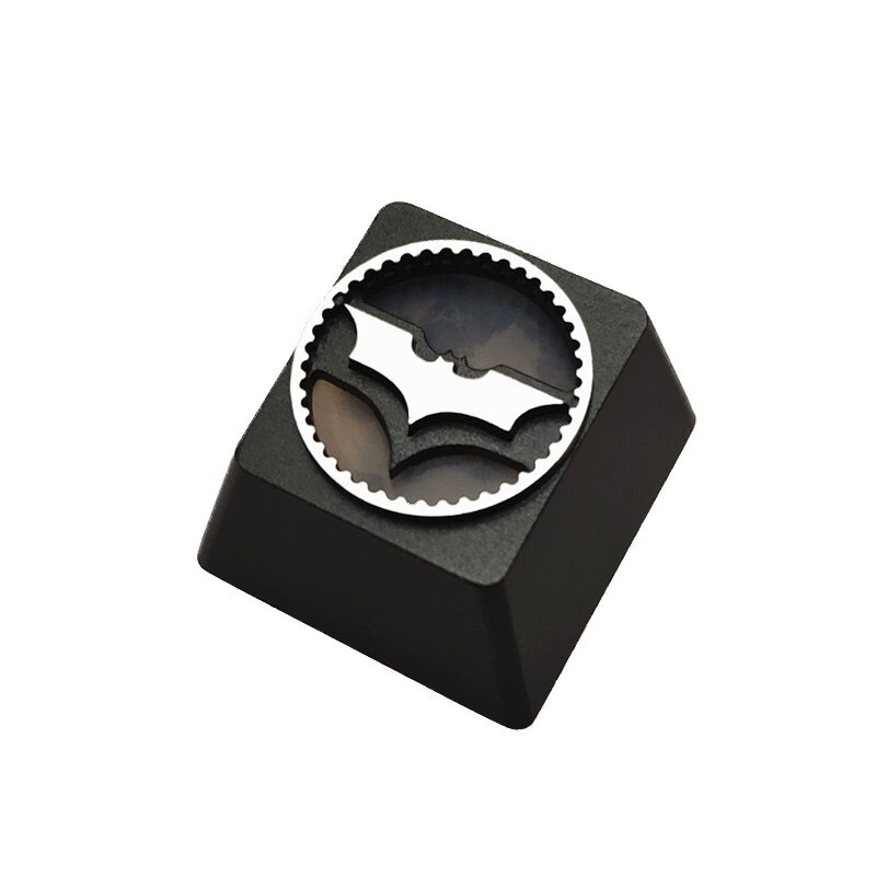 Batman The Dark Knight Searchlight Metal R4 Keycaps for MX Mechanical ...