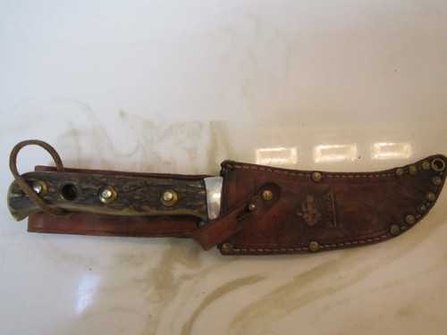 Vintage Puma Skinner 6393 9 7/16" STAG Hunting Knife 1968 Excellent ...