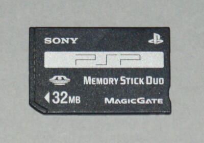 32MB Official Sony Memory Stick Duo PSP Memory Card - Playstation ...