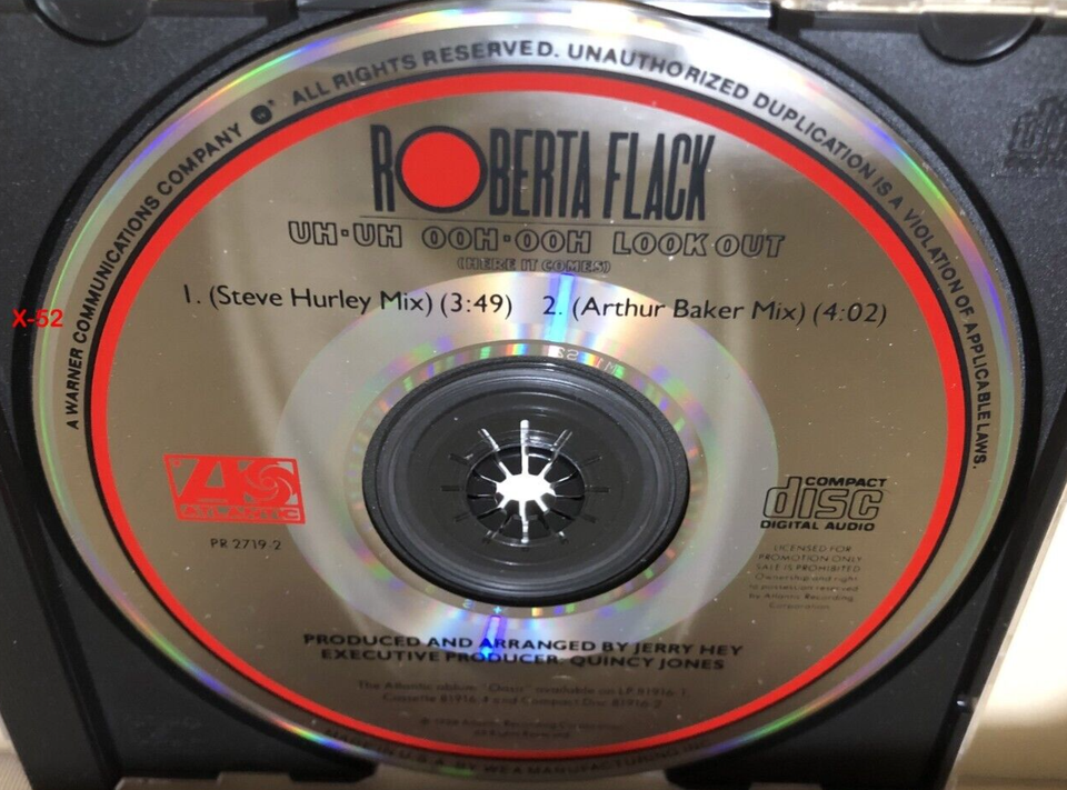 Roberta Flack CD Uh Uh Ooh Ooh Look Out CD 2 track promo hit single ...