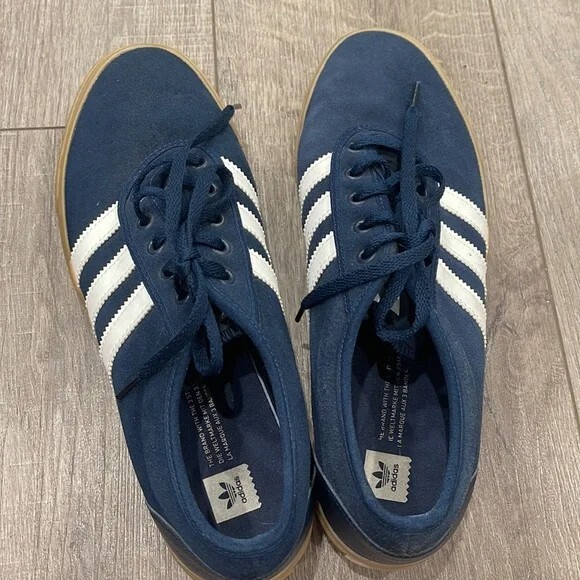 Adidas Men’s Blue Suede Originals Seeley Sneakers Siz… - Gem