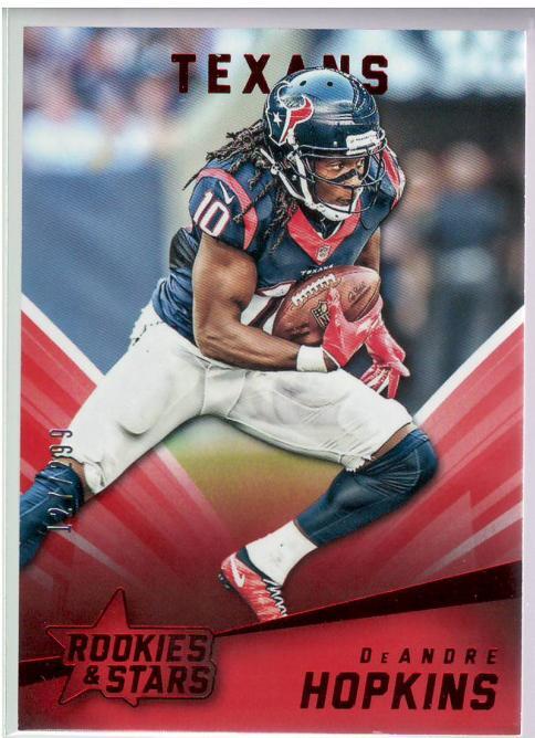 2015 Panini Rookies & Stars - DeAndre Hopkins #27 Longevity Red /299 ...