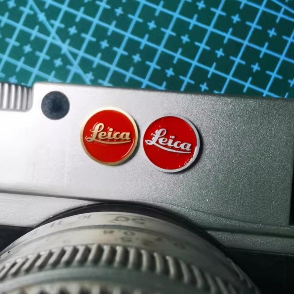 Leica Red/Black Dot Metal Logo Badge Replacement for Q3 M11 M10 M8 ...