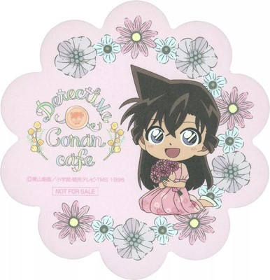 Detective Conan Cafe 2024 Ran Mouri Coaster 90mm Drink Order Bonus | eBay