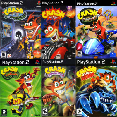 Crash Bandicoot PlayStation PS2 Retro Games - Choose Your Game ...