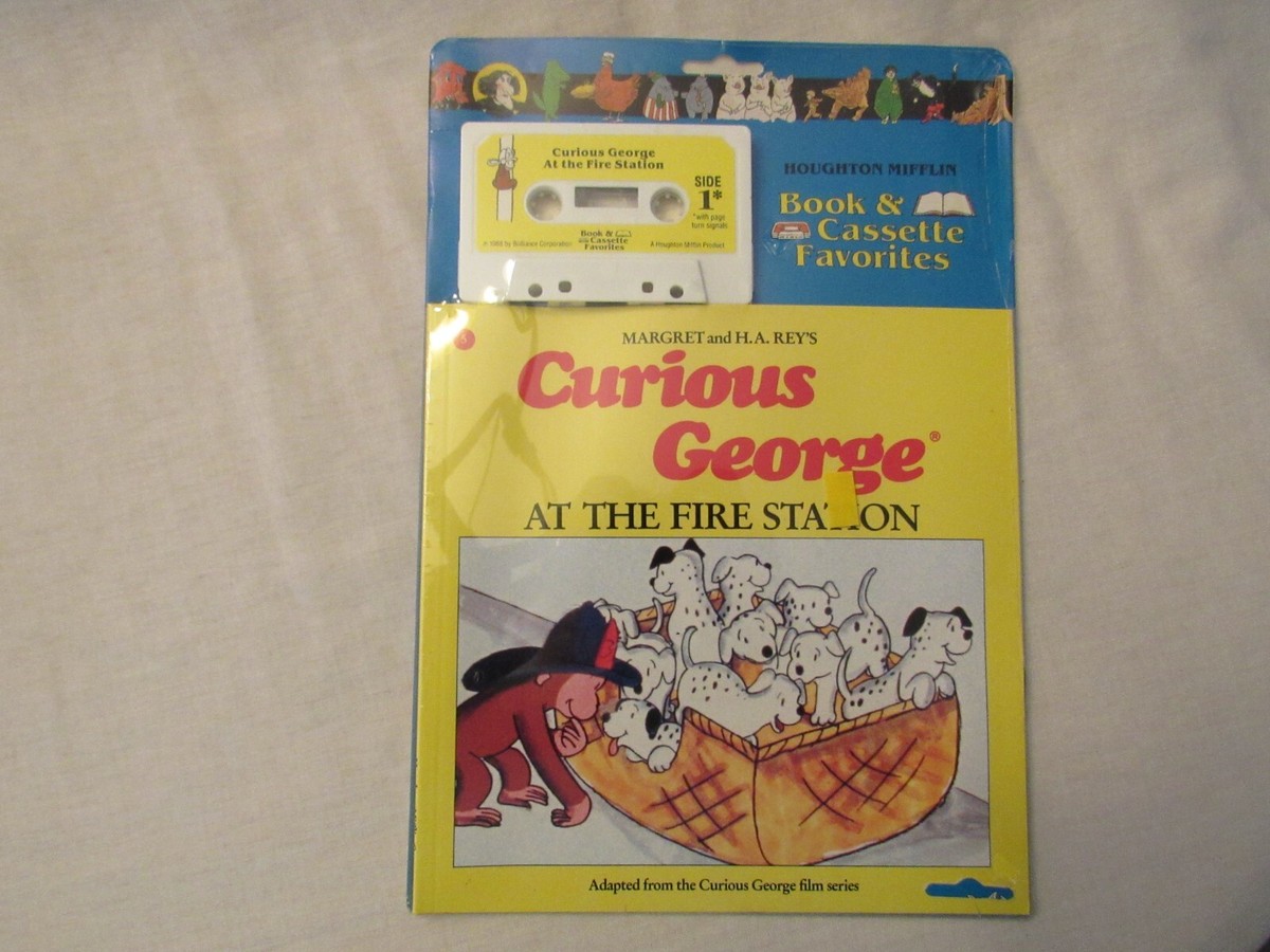 Curious George Fire Truck Fabric