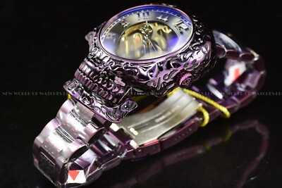 Invicta Men Artist Automatic 50mm Dial Skeletonized Stainless Steel ...