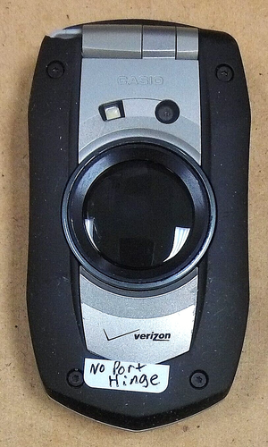Casio Gz'One Boulder C711 - Black & Silver ( Verizon ) Rare Cellular ...