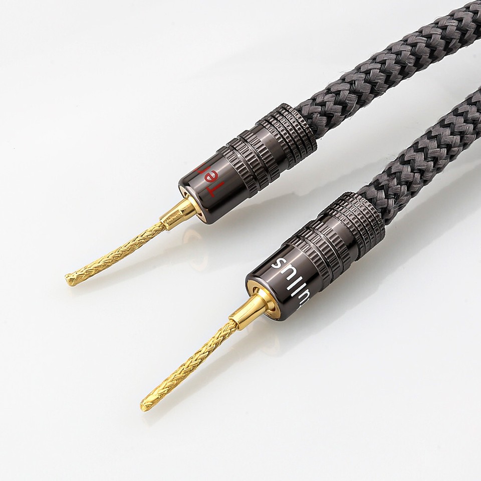 4 Pcs 2MM Copper Cable Gold Plated Banana Plug Speaker Wire Plug ...
