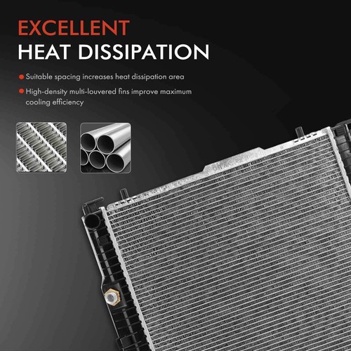 Aluminum Radiator w/ Oil Cooler for Mercedes-Benz W463 G500 02-08 G550 ...