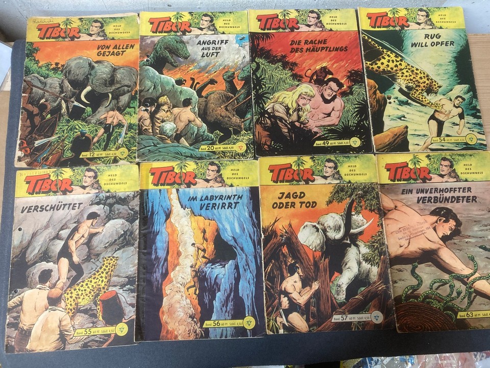 Lehning: 45 x TIBOR Comic Hefte (60er Jahre) [7760] | eBay.de