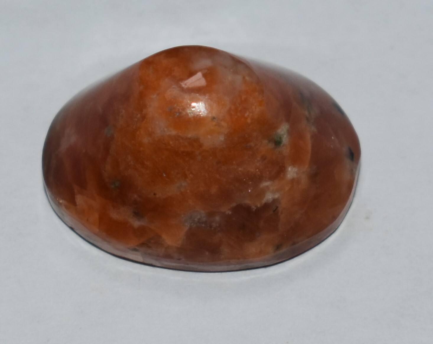 Orange Sunstone Calcite, Orange Quartz, Tourmaline 40CT Polished ...