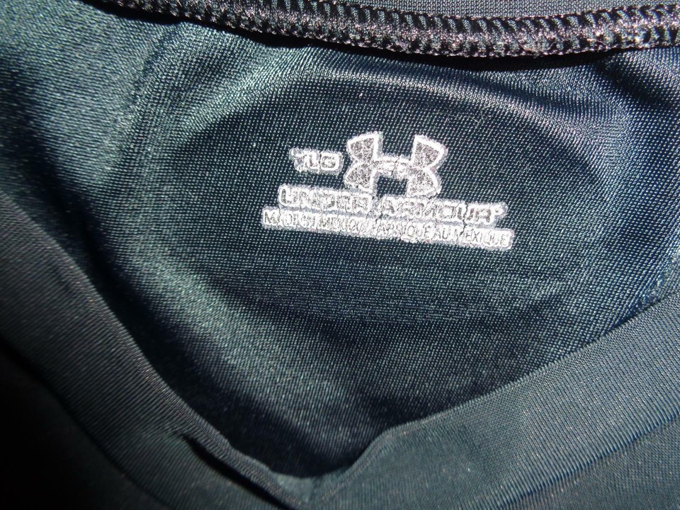 Under Armour Boys Black Long Sleeve Polyester T-Shirt Sz YLG | eBay