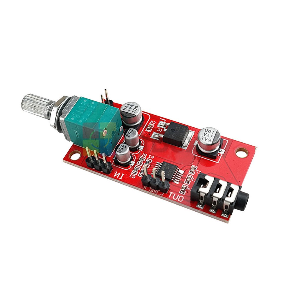 Headphone Amplifier Board MAX4410 Mini Amp Power Amplifier Preamp R ...