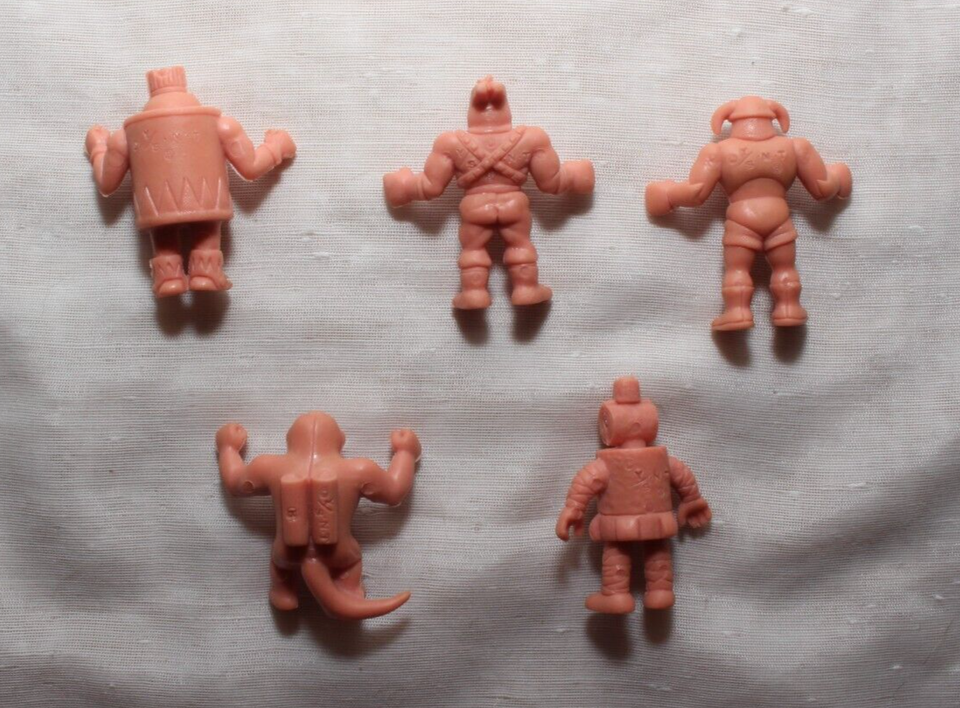 Mattel M.U.S.C.L.E. Men #074 #078 #079 #080 #158 Vintage 1980's | eBay