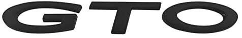 Reproduction Black "GTO" Front Grille Emblem Badge For 2004-2006 ...