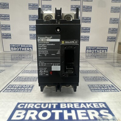 Square D QBL22200 200 Amp 240 Vac 2 Pole QB 200 Circuit Breaker (Ship ...