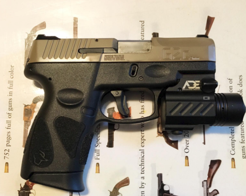 PL200-A Compact 400 Lumen Flashlight For TAURUS PT111 G2 G2C Pistol | eBay