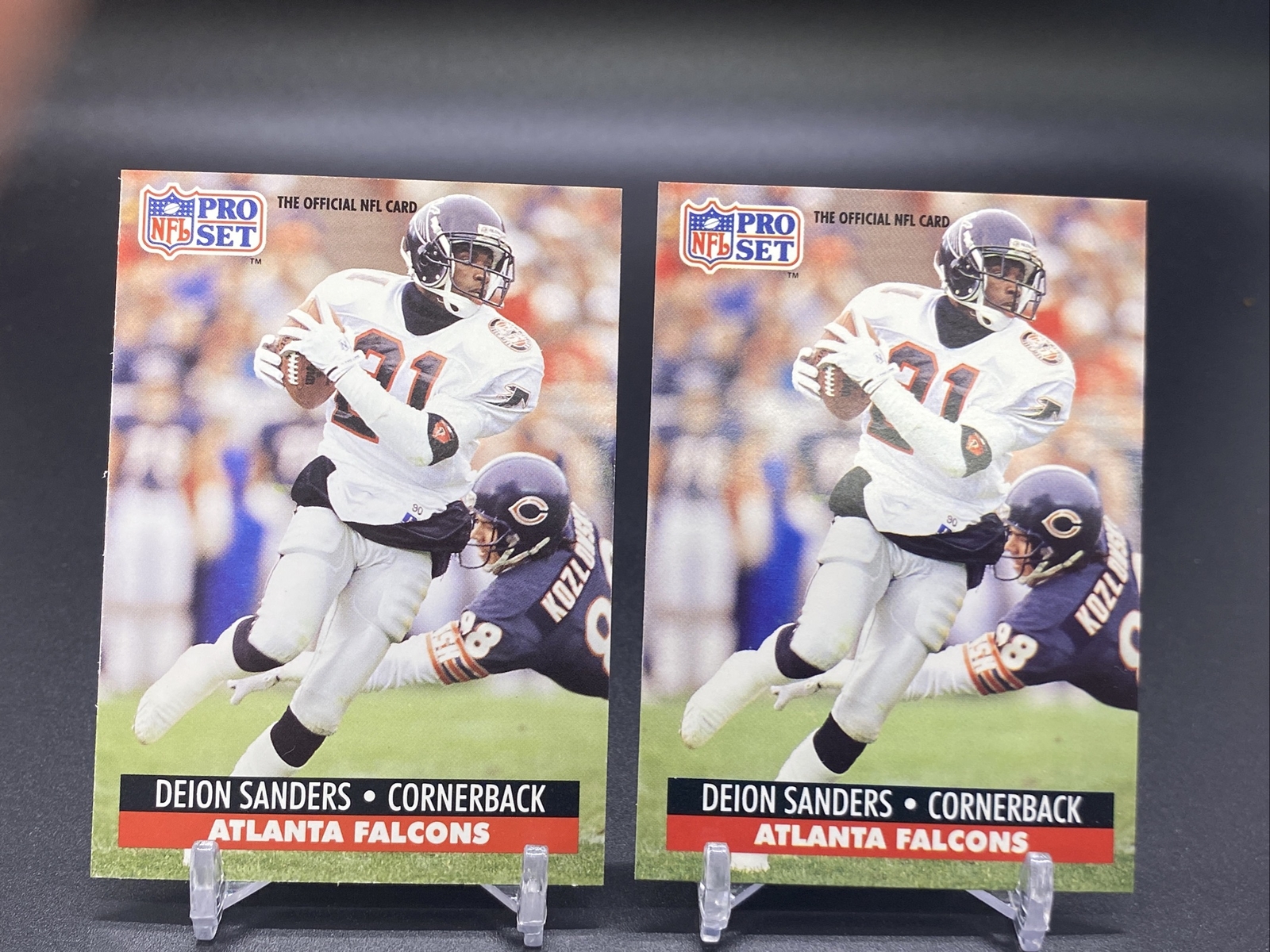 1991 Pro Set Deion Sanders card #98 (lot of 2) clean | eBay