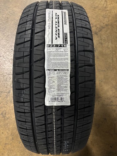 4 (Four) New Bridgestone Dueler H/L Alenza - P285/45R22 Tires 2854522 ...