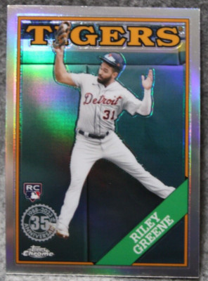 Riley Greene 2023 Topps Chrome 1988 Insert #88BC-5 RC Tigers | eBay
