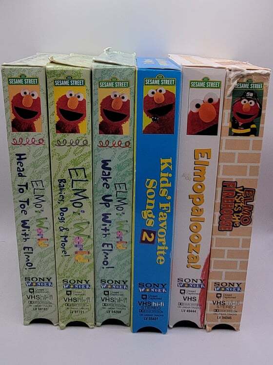 Sesame Street Elmo’s World and more VHS | Grelly USA