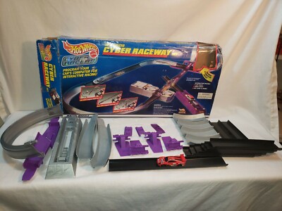 Hot Wheels Cyber Racers Motorized Cyber Raceway - 1998 - Partial Set | eBay