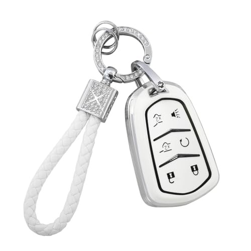 Key Fob Cover for Cadillac Escalade 6 Button 2015 - 2020 Accessories ...