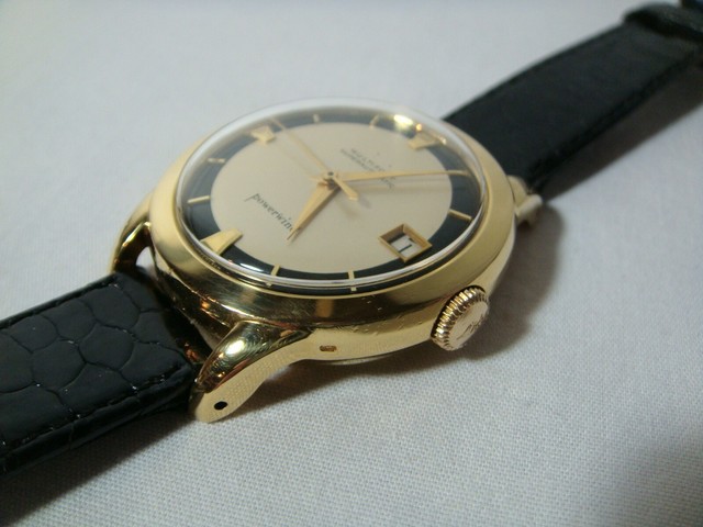 Vintage 1958 Solid 18k Gold .750 Mido Multifort Super Automatic ...