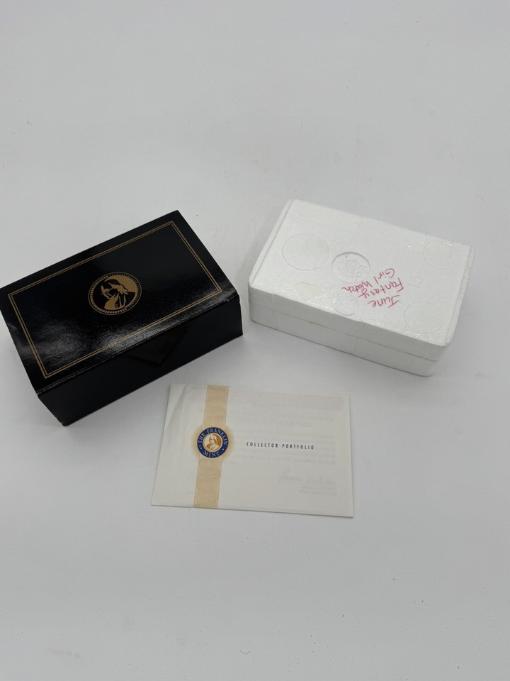 Franklin Mint Boris Vallejo June Calendar Girl Knightstone Art Pocket ...