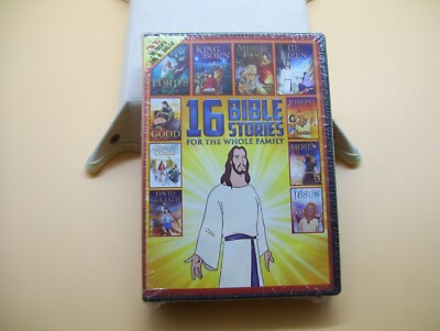 16 Bible Stories for the Whole Family DVD w/Children’s Sing-a-long CD ...