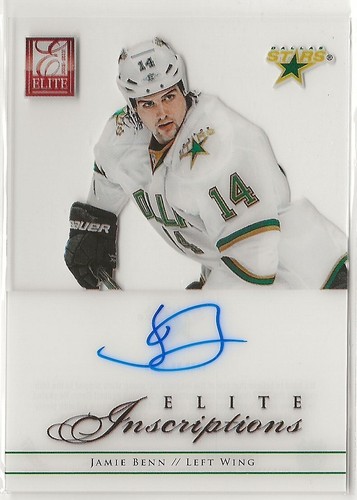2012-13 Rookie Anthology Elite Inscriptions #EIJB Jamie Benn Dallas ...