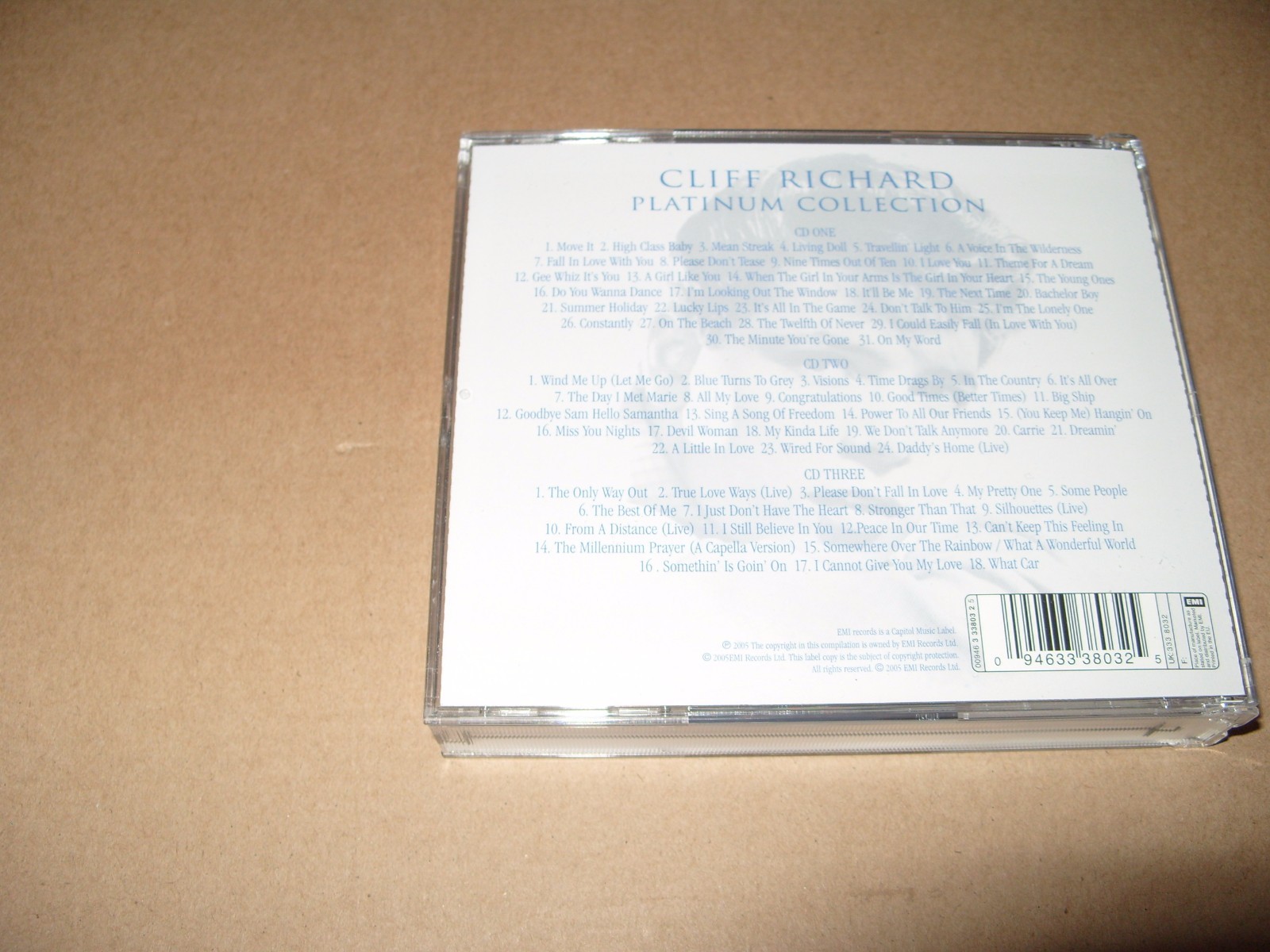 Cliff Richard Platinum Collection 3 cd 2010 New & Sealed | eBay