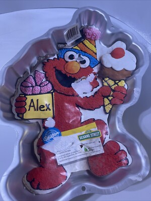 Wilton 1996 Sesame Street Elmo Cake Pan Mold 2105-4298 Vintage Party ...