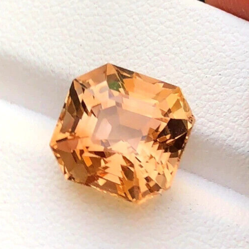 Natural Brown Transparent Topaz Ring Size Cut Stone 12.30 Carats Piece ...
