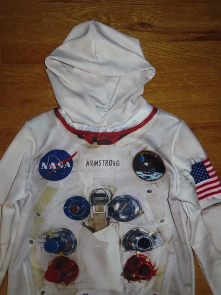 NEIL ARMSTRONG July 20 1969 APOLLO 11 (MED) Hooded Sweatshirt MAN ON ...