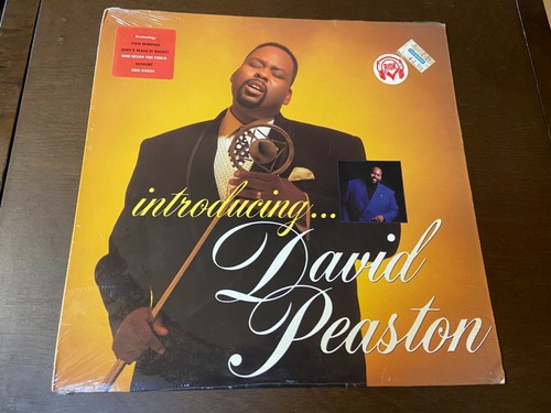 Introducing David Peaston~SHRINK~VG+ HYPE STICKER~INNER~R&B Soul Funk ...