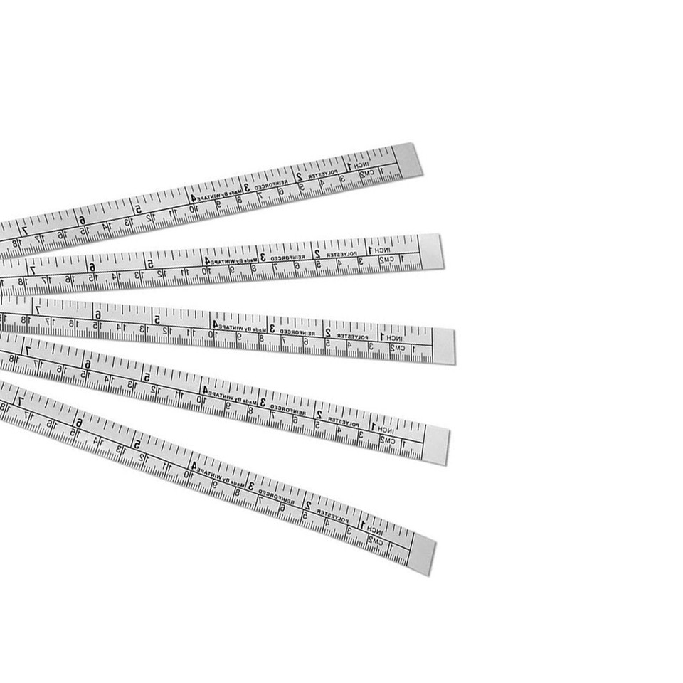 1/2/3 Paper Ruler Graduated Adhesive Sticker Indoor Household Measuring ...