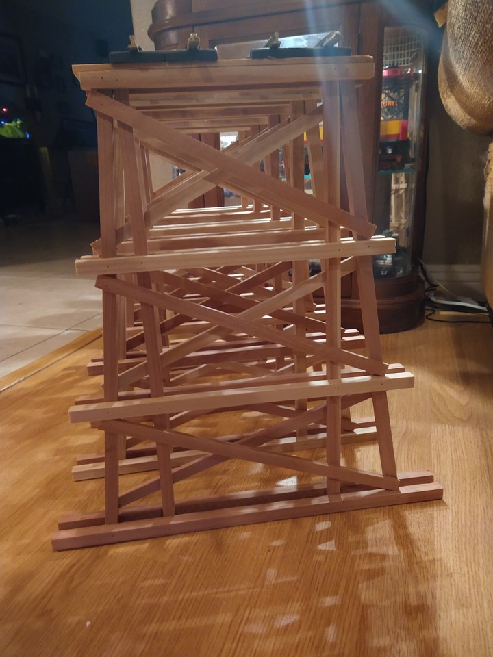 G Scale Double Wide For LGB USA MTH Lionel Model Train Trestle 18" SET ...