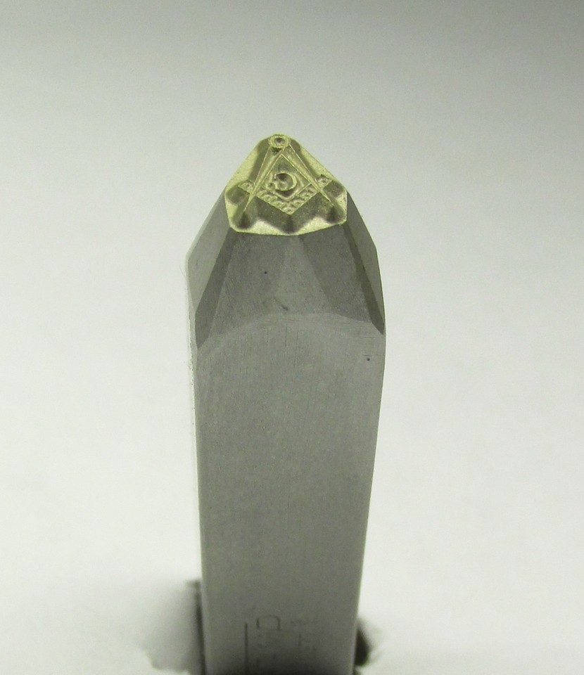 EverStamp Masonic Penny Punch Stamping Tool Freemason Compass & Square ...