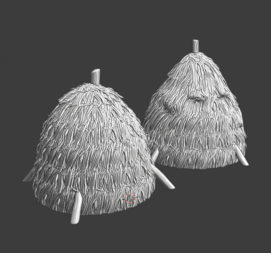 Northern Crusades Miniatures Medieval Hay Stacks Terrain Scenery ...